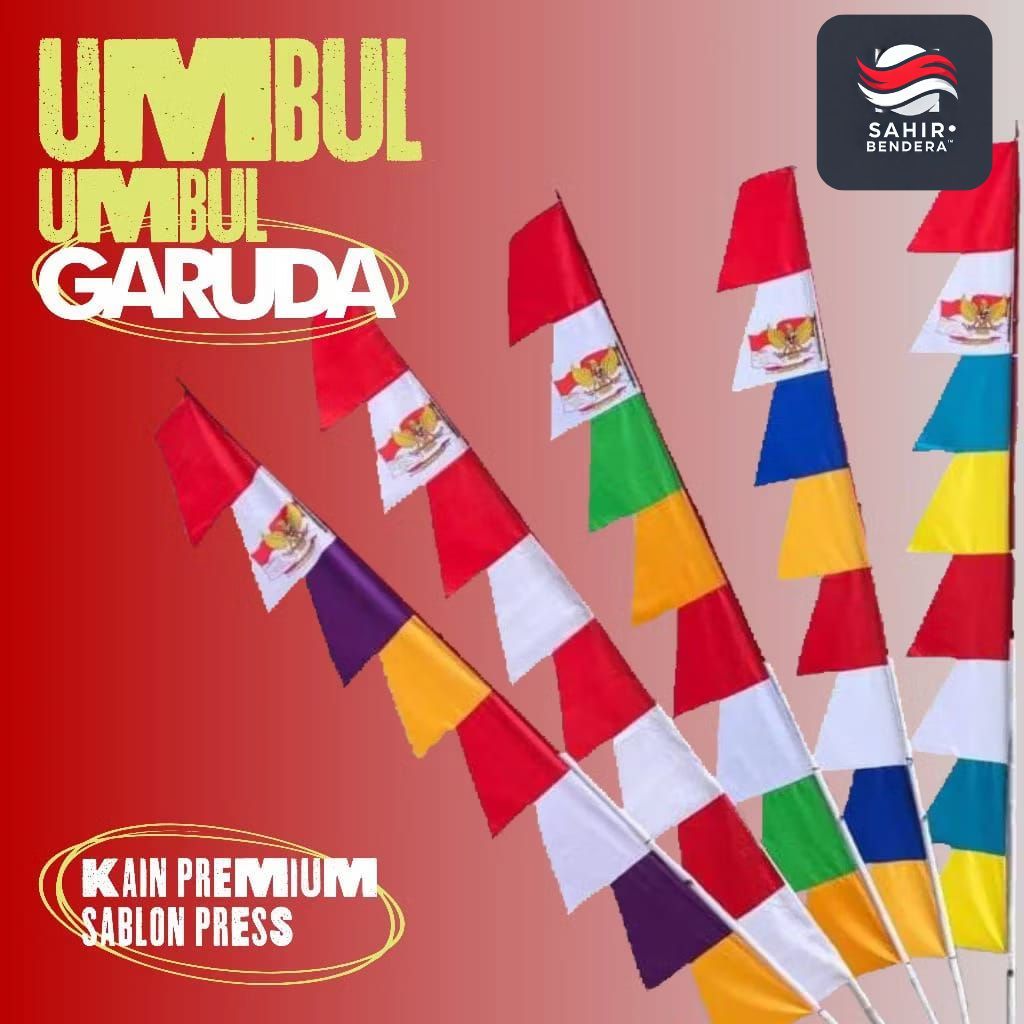 Jual BENDERA UMBUL UMBUL GARUDA | Shopee Indonesia