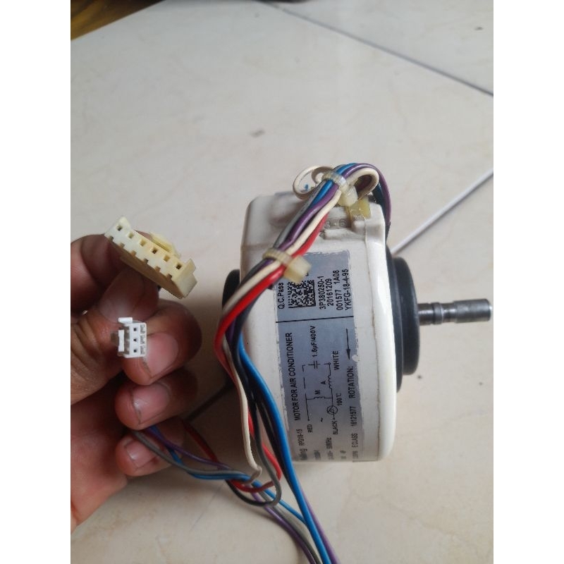 Jual MOTOR FAN BLOWER TERMURAH INDOOR AC DAIKIN THAILAND 1PK FTNE25MV14 ...