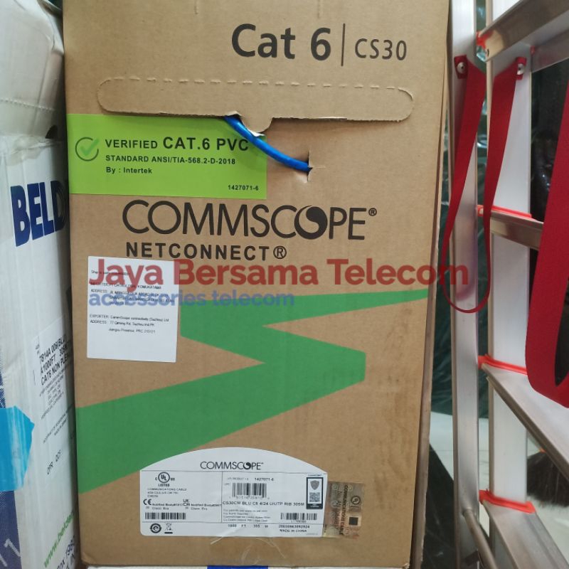 Jual Amp Commscope Kabel LAN UTP Cat.6 Original Commscope Potongan ...