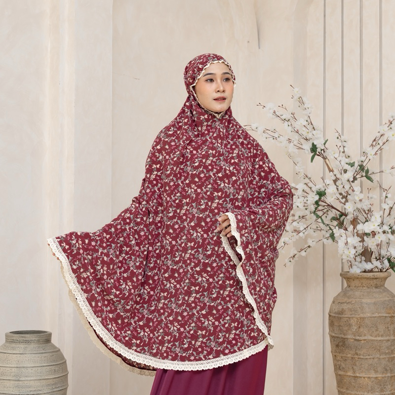 Jual Mukena Silky Premium motif cantik dan terbaru mukena travelling ...