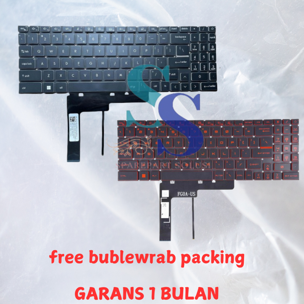Jual Keyboard MSI Bravo 15 B5dd B5ed B7e B7ed Sword 15 A11U A11UD A11UC ...