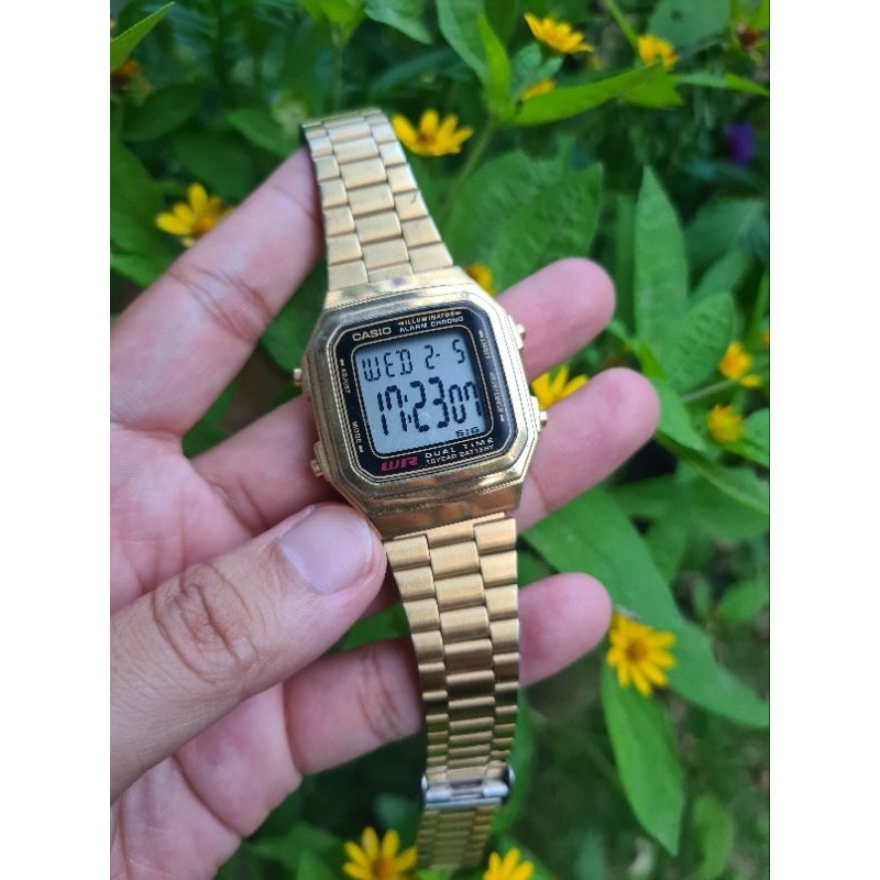 Jual jam tangan Casio A178W original | Shopee Indonesia