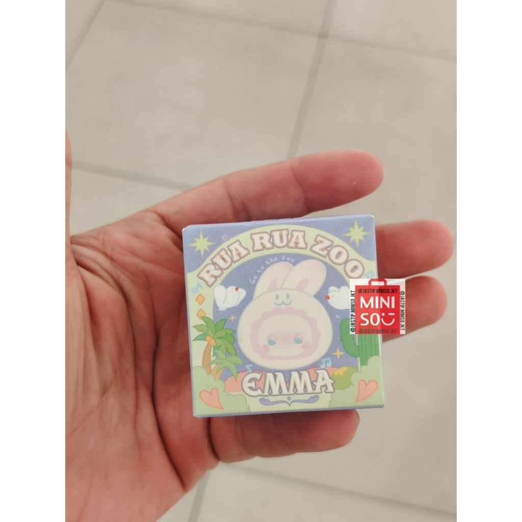 Jual MINISO 🆕 Blind Box Head Figure EMMA RUA RUA ZOO (1pc Random ...