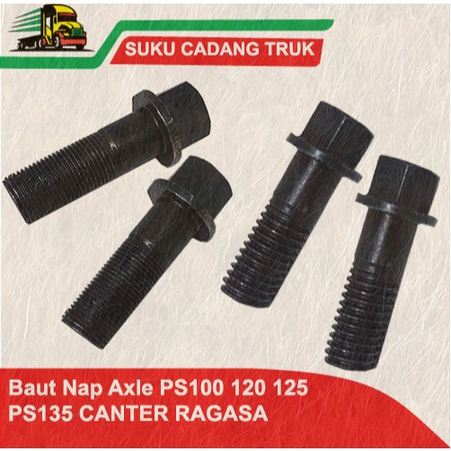 Jual BAUT NAP BOLT AXLE PS100 120 125 135 MITSUBISHI CANTER RAGASA PS ...
