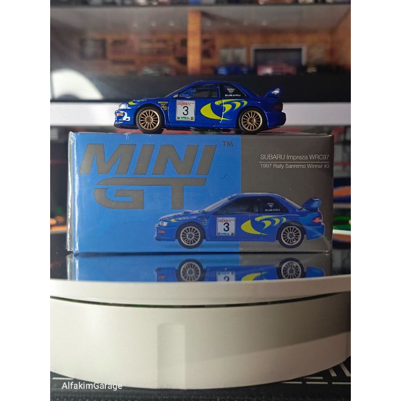 Jual Mini GT 512 Subaru Impreza WRC97 1997 Rally Sanremo Winner #3 ...