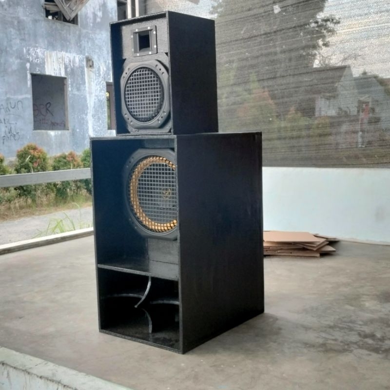 Jual Paket speaker dan box speaker 12 in mid 8 in | Shopee Indonesia