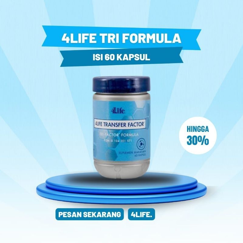 Jual 4LIFE TRANSFER FACTOR TRI FACTOR FORMULA ISI 60 KAPSUL SUPLEMEN ...