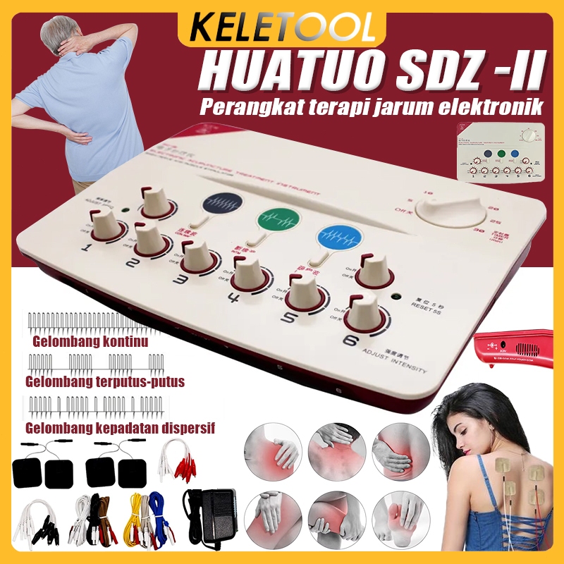 Jual Stimulator Otot Elektrik 6 Saluran Keluaran Jarum Akupuntur ...