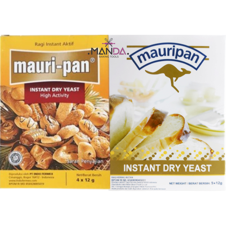 Jual Ragi Sachet Mauripan Lokal dan Import Kemasan Instant Dry Yeast ...