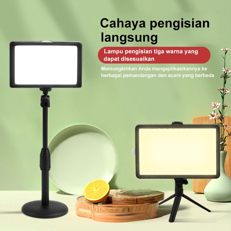 Jual KAIY 360° Overhead Phone Stand with 8 inch lampu fotografi Led ...