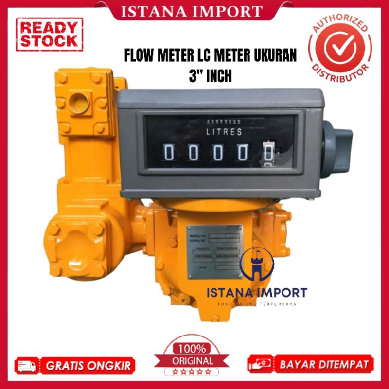Jual FLOW METER LC METER UKURAN 3" INCHI LC METER 3INCI LIQUID CONTROL ...