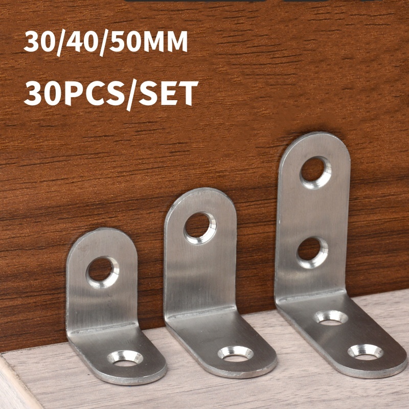 Jual 30PCS/SET Siku L Stainless Steel/Plat Siku L /Bracket Siku ...
