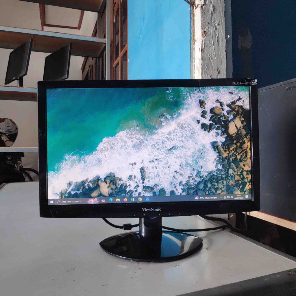 Jual Monitor Merk Viewsonic Led 19 Inch Wide Kondisi Normal | Shopee ...