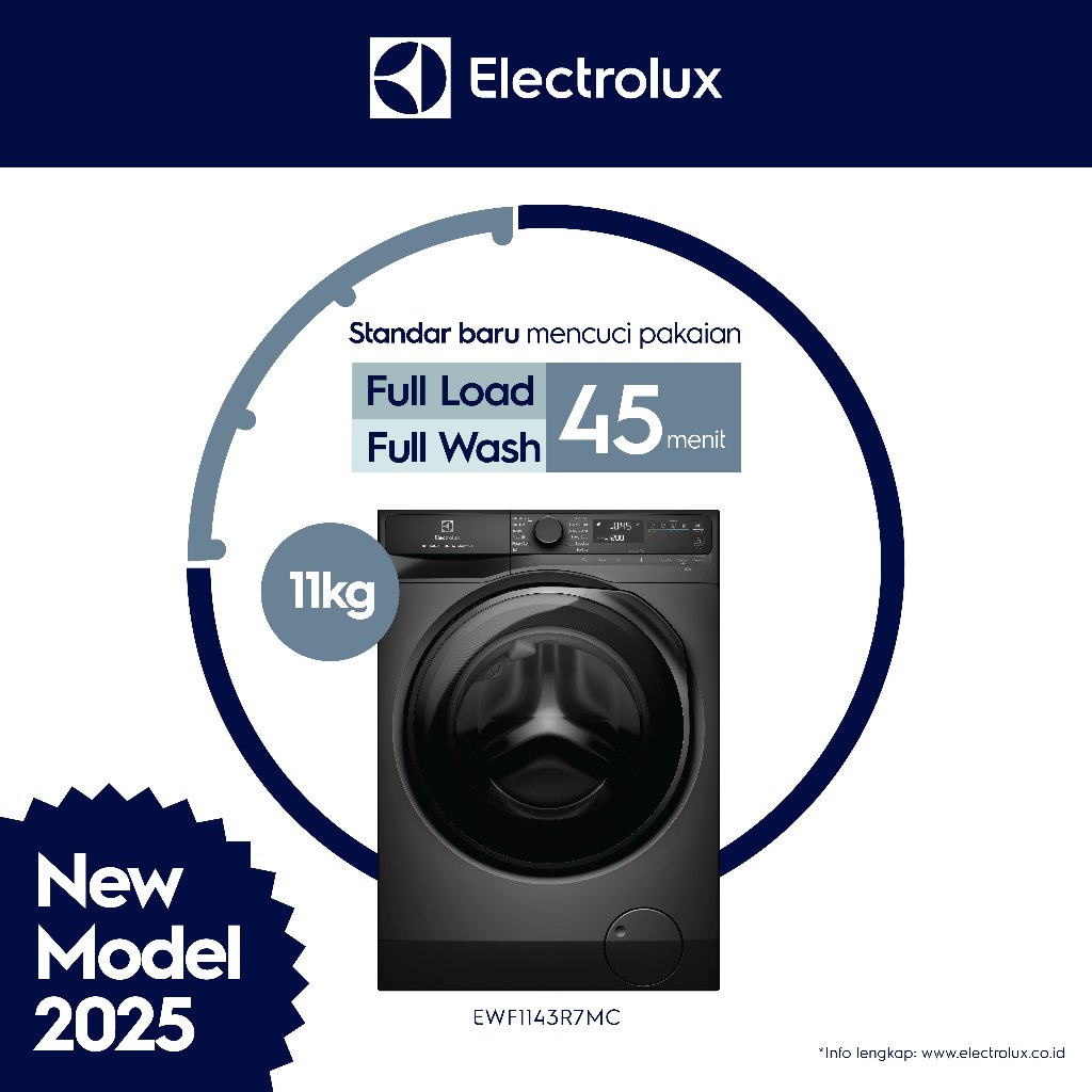 Jual Electrolux Mesin Cuci Front loading EWF1143R7SC / EWF 1143R7SC ...