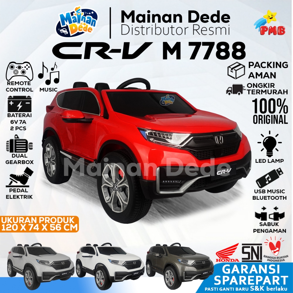 Jual Mainan Mobil Aki Anak PMB 7788 Honda CRV CR-V M-7788 M7788 LISENSI ...