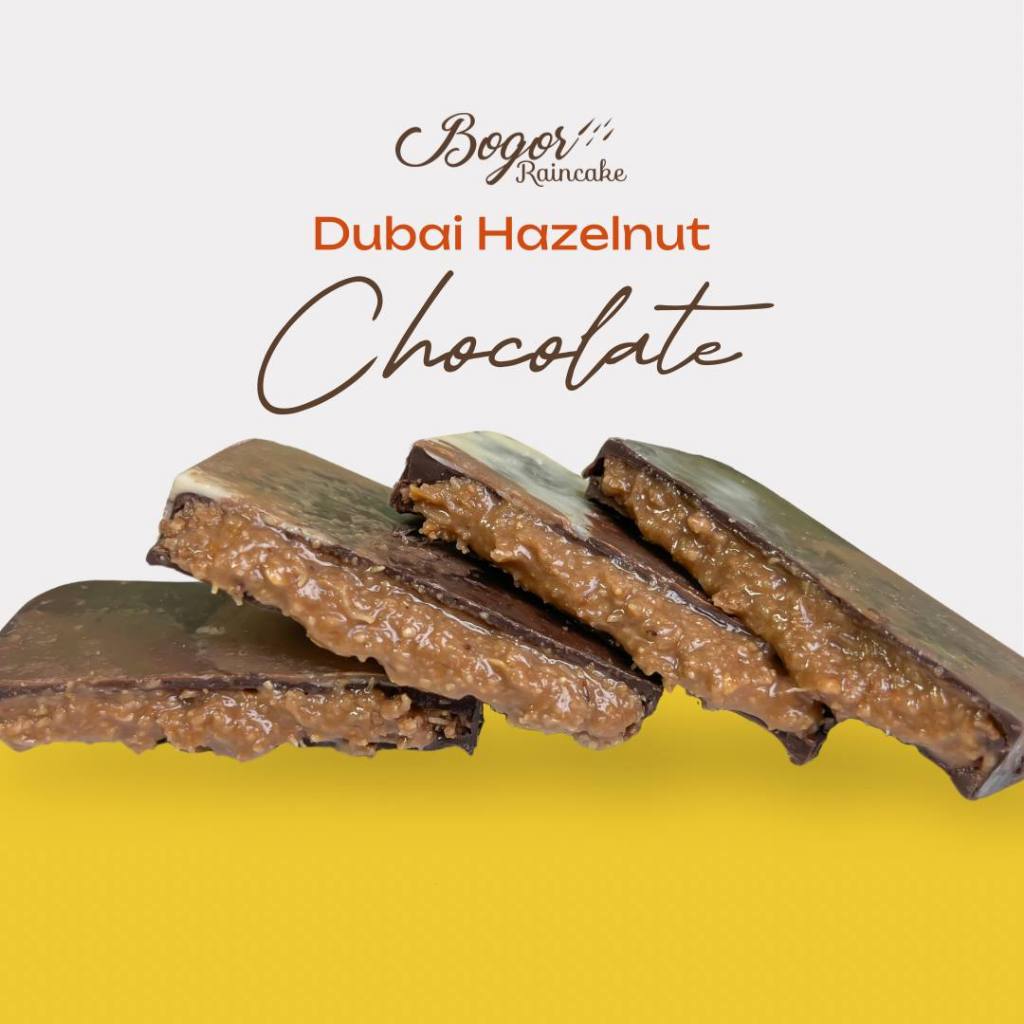 Jual Bogor Raincake - Dubai Hazelnut Chocolate - With Kataifi Kunafa ...