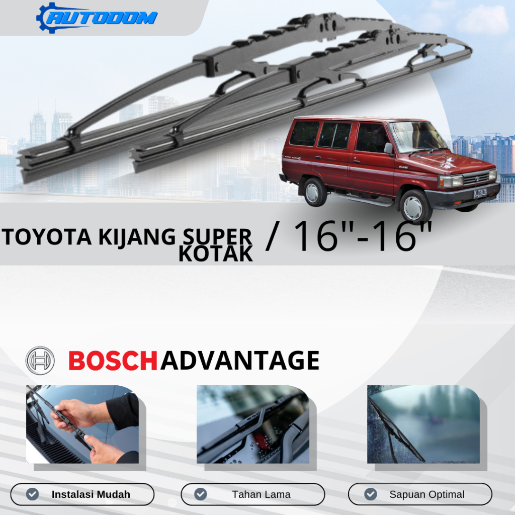 Jual Bosch Advantage Wiper Kaca Mobil Toyota Kijang Super Kotak