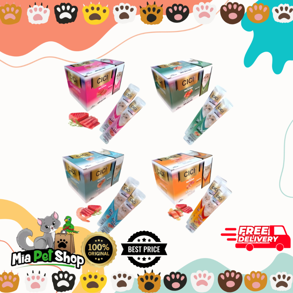 Jual CICI CREAMY CAT SNACK / CEMILAN KUCING SNACK KUCING - CICI CAT CREAMY ADULT & KITTEN 15 ...