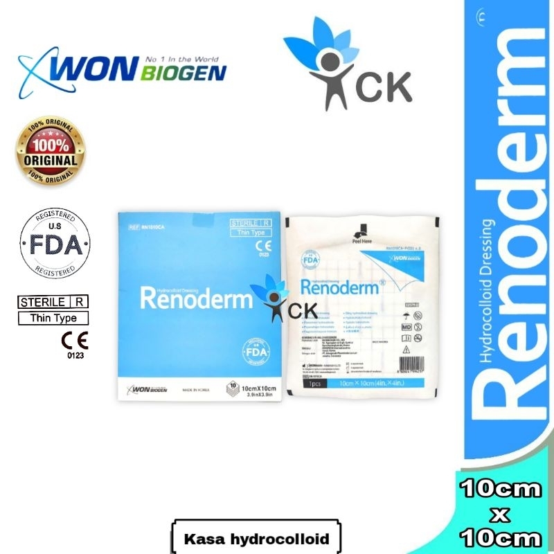 Jual RENODERM 10 x 10 cm pcs hydrocolloid dressing | Shopee Indonesia