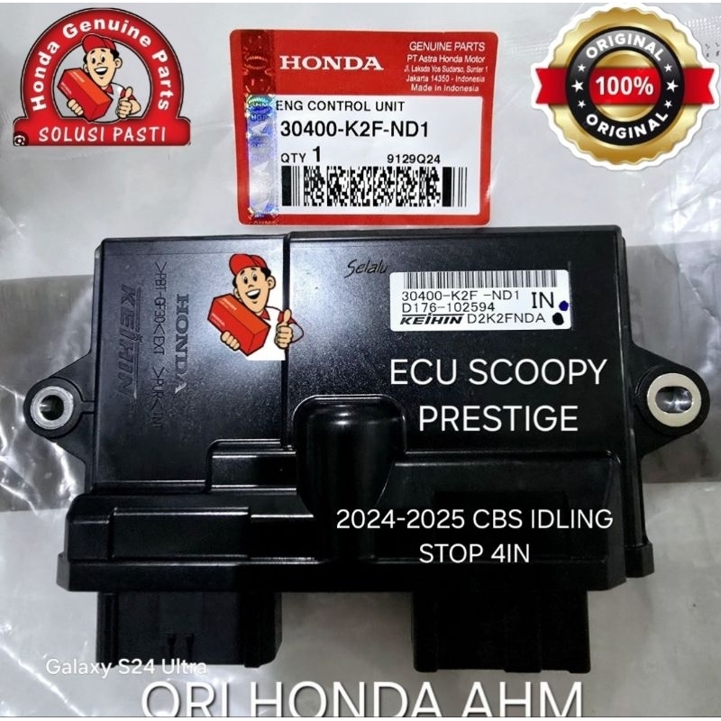 Jual 30400-K2F-ND1 ecu, ecm scoopy prestige 2024-2025 cbs, idling stop ...