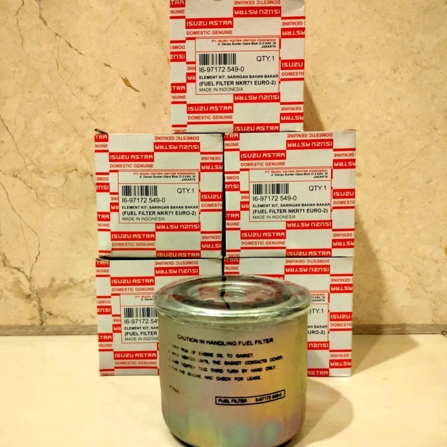 Jual SPARE PART FUEL FILTER FILTER SOLAR ATAS ISUZU ELF NKR NMR 71 EURO ...