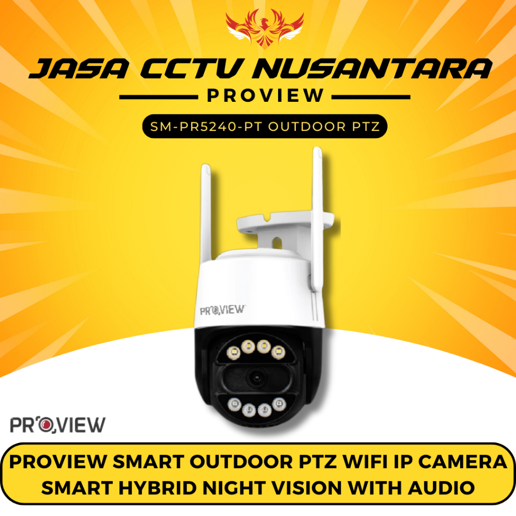 Jual SM-PR5240-PT 4MP Wi-Fi IP Cam Indoor/Outdoor PT Single Lens Camera ...