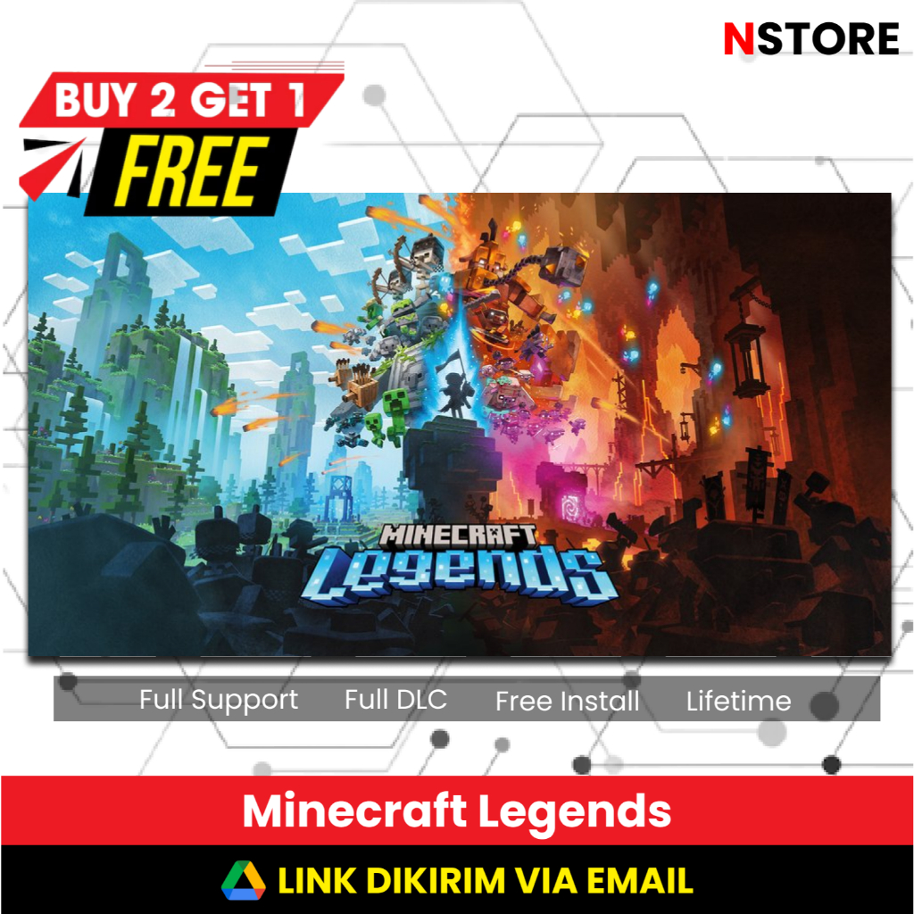 Jual Minecraft Legends - JUAL GAME PC - PC ORIGINAL GAME | Shopee Indonesia