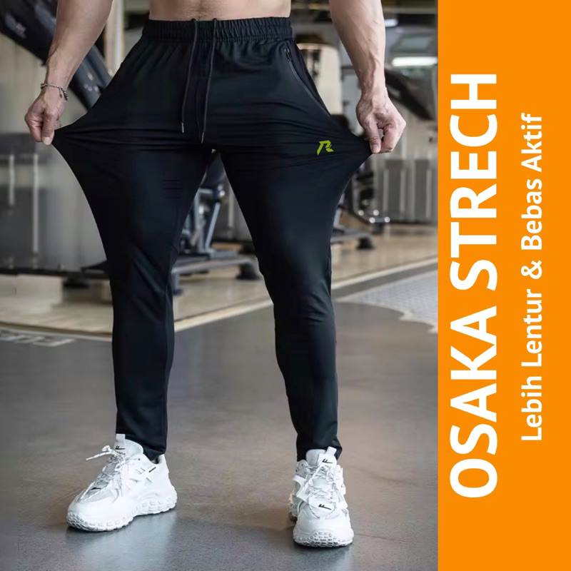 Jual Runoz - Celana Training Olahraga Bahan Strech Unisex Bahan Elastis ...
