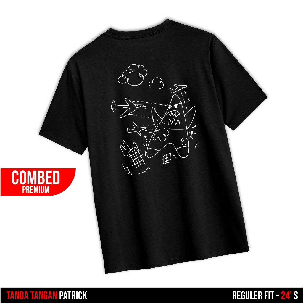 Jual SHIROAPPAREL T-Shirt | Kaos lucu | KAOS TANDA TANGAN PATRICK STAR ...