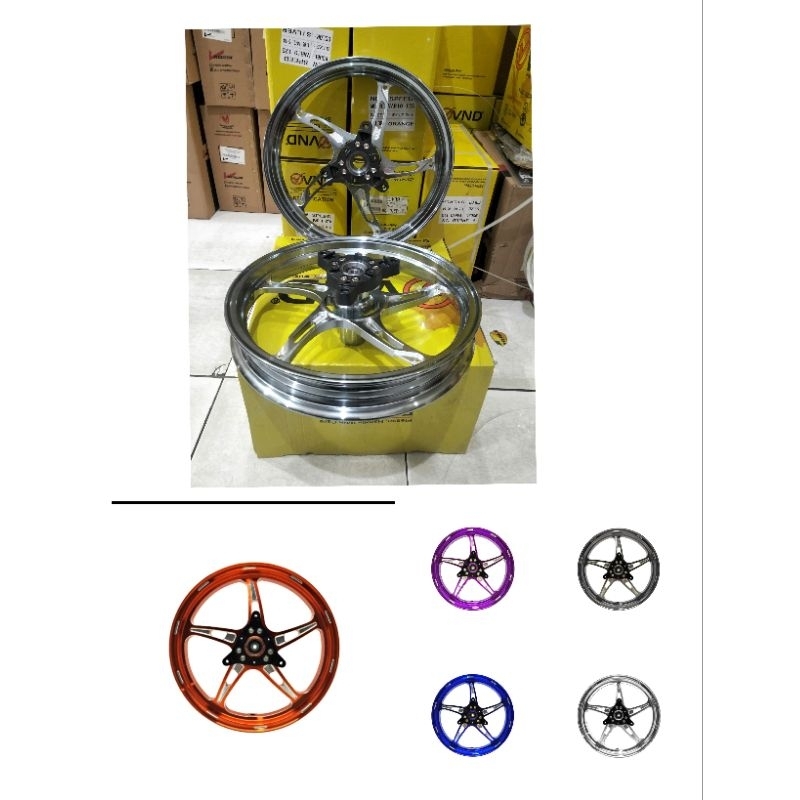 Jual VELG RACING VND BINTANG LAUT UKURAN 185/215-14 ALL NEW NMAX/NMAX ...