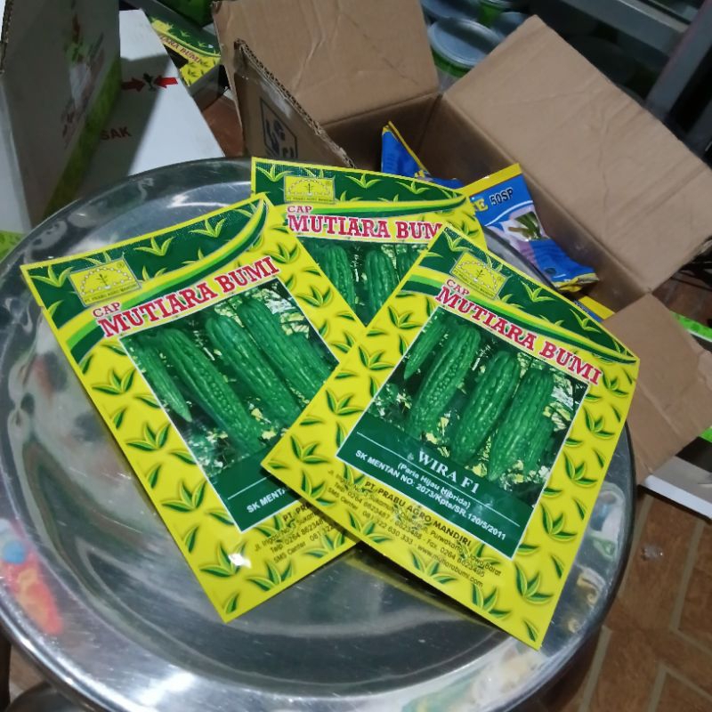 Jual Benih Bibit Paria Pare Jumbo Wira F1 Isi 10 Gram (Hijau Gelap ...