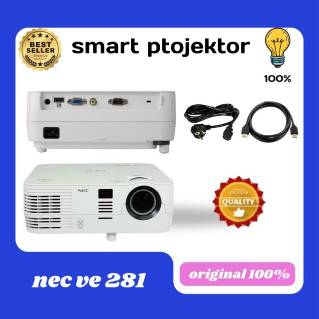 Jual PROJEKTOR NEC VE 281 projektor kantor projektor sekolah projektor ...