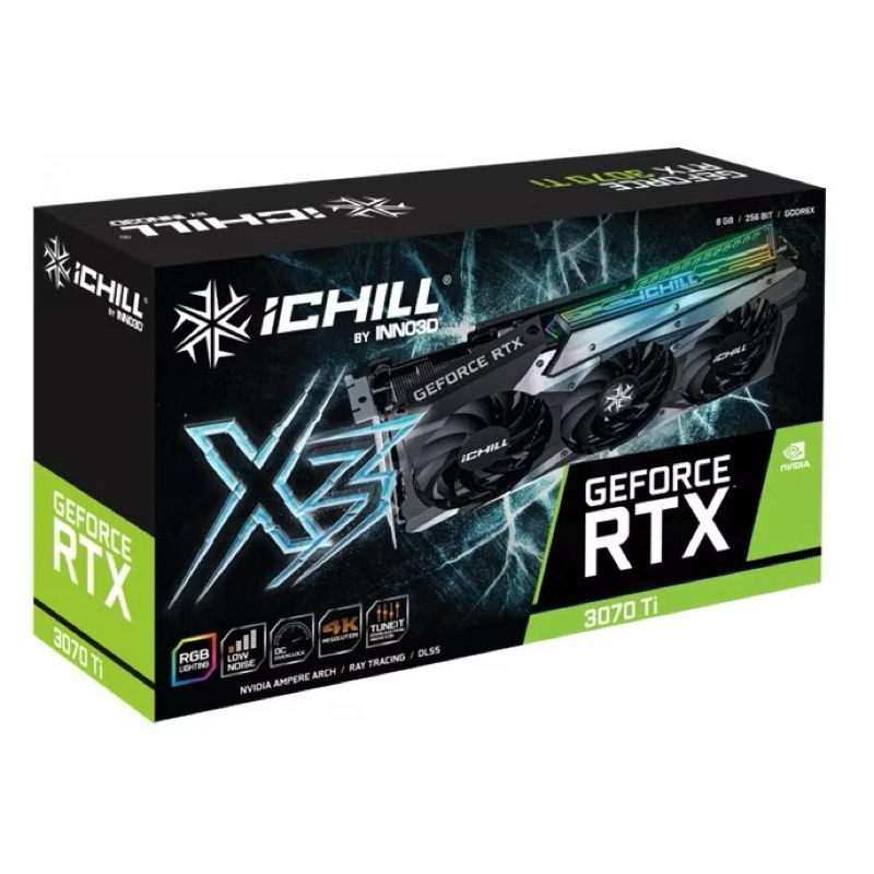 Jual VGA INNO3D GEFORCE RTX 3070 TI ICHILL X3 8GB DDR6 | Shopee Indonesia