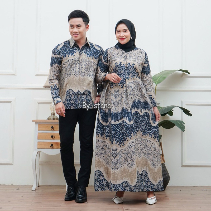 Jual Baju Batik Couple Pasangan Lebaran 2025 Couple Keluarga Batik ...