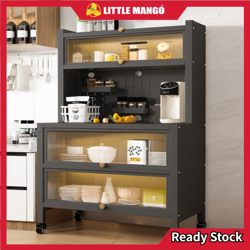 Jual Rak Dapur Serbaguna Kabinet Lemari Piring Dapur Kitchen Storage ...