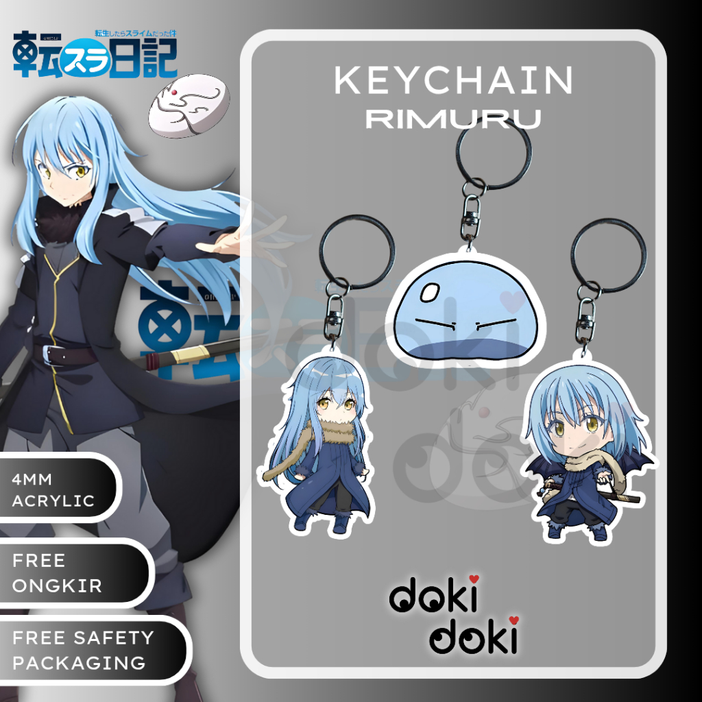 Jual GANTUNGAN KUNCI KEYCHAIN ANIME RIMURU SHITARA SLIME | Shopee Indonesia