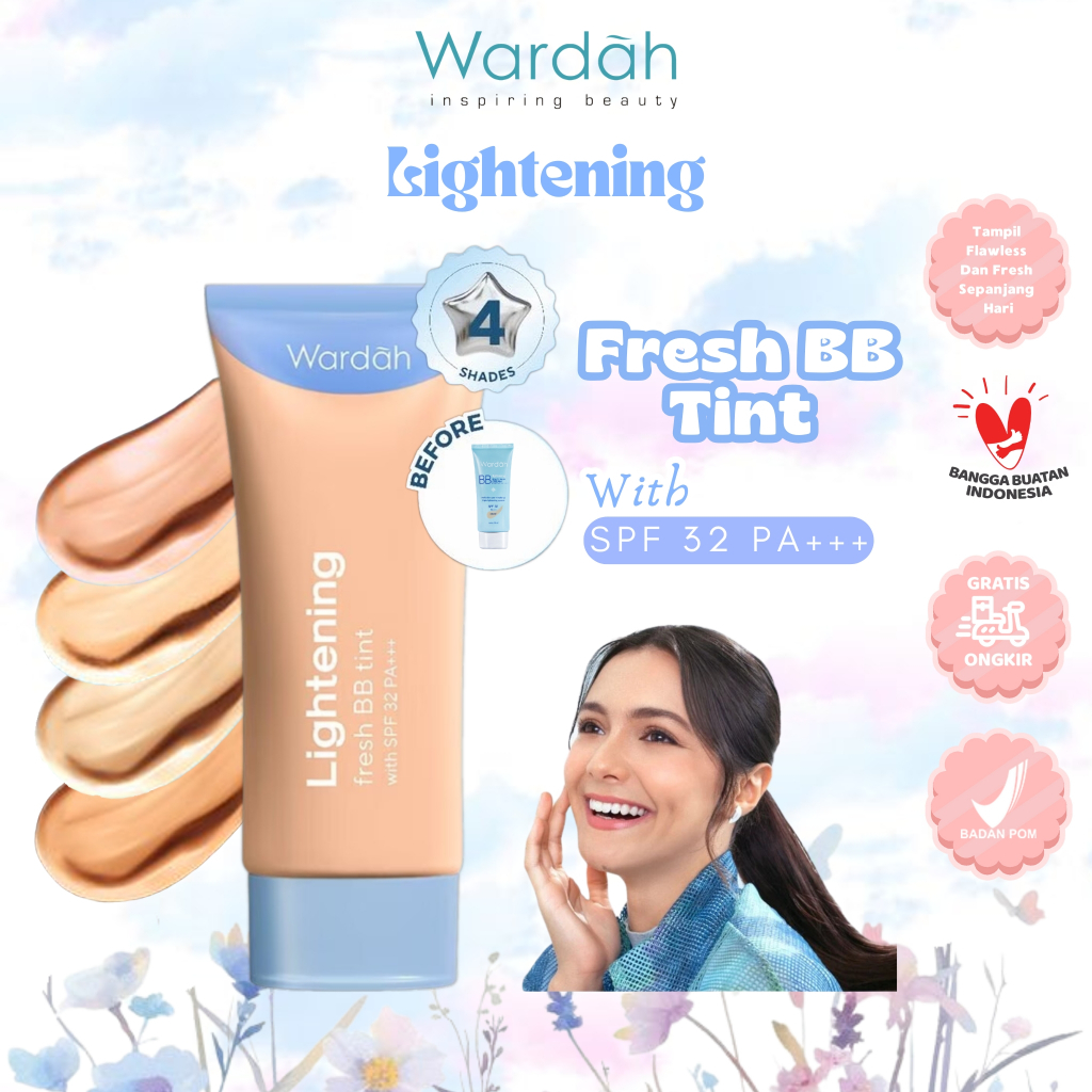 Jual WARDAH Lightening Fresh BB Tint 15ml / 30ml - Base Makeup Super Ringan | Shopee Indonesia