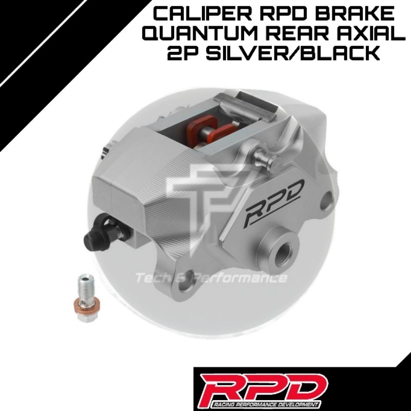 Jual Caliper RPD Brake Quantum Rear Axial 2P Silver/Black | Shopee Indonesia