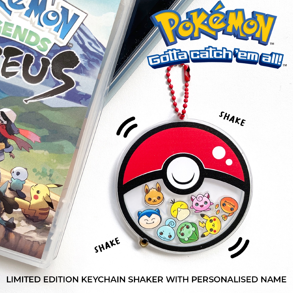 Jual Keychain Shaker Pokemon Custom Nama Bagtag Gantungan Tas | Shopee ...