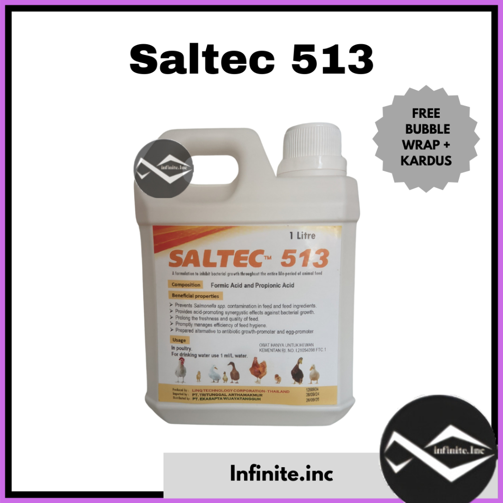 Jual saltec 513 1 liter (acidifier asam propionat asam format) | Shopee ...