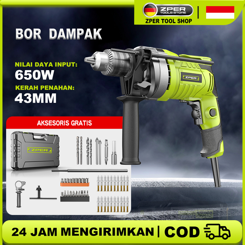 Jual ZPER Mesin Bor Impact Drill Listrik Bor beton Bor besi Bor Murah ...