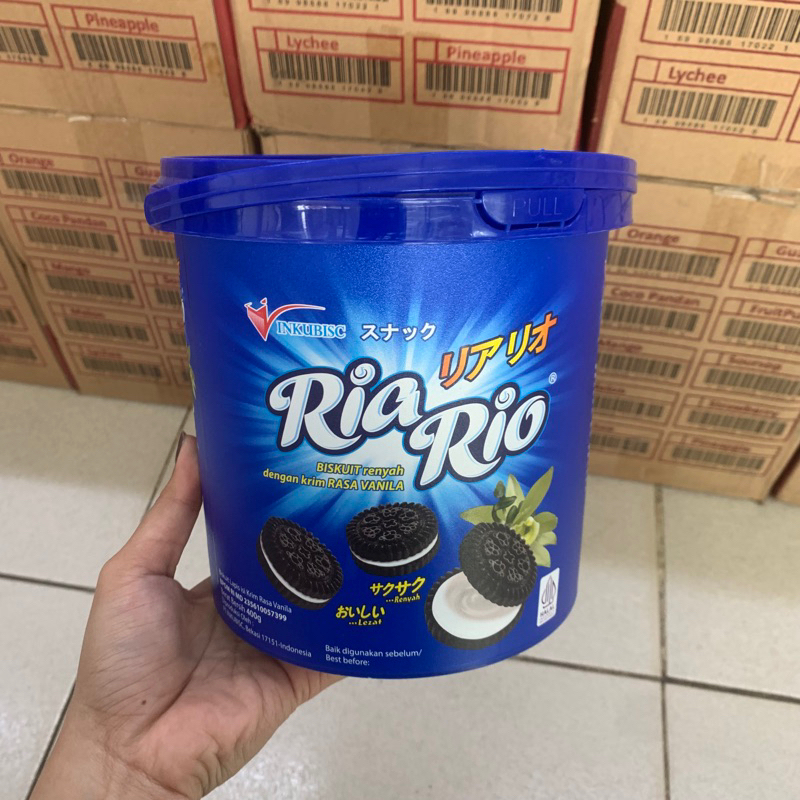 Jual Inkubisc Ria rio biscuit cream vanilla 400gr | Shopee Indonesia