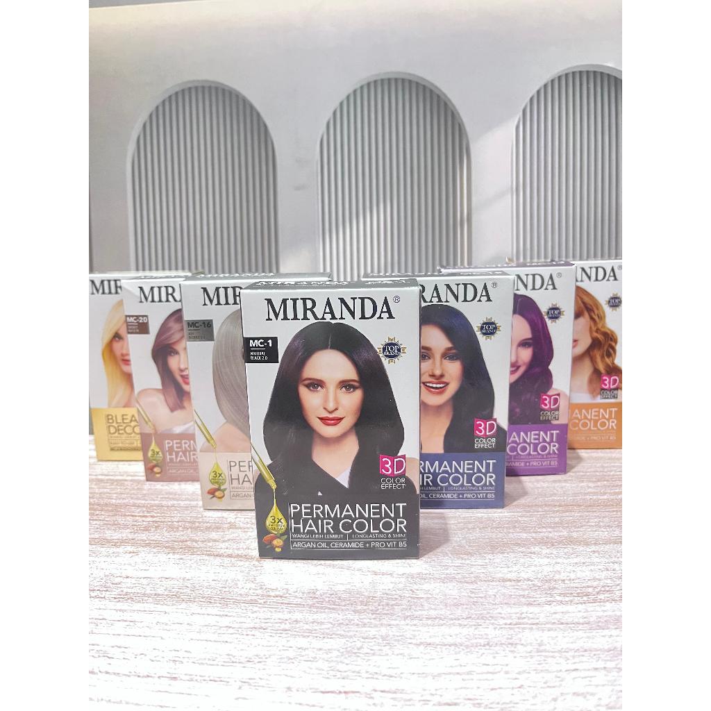 Jual Semir Miranda Hair Color 3D (2x30ml) + 10ml | Shopee Indonesia