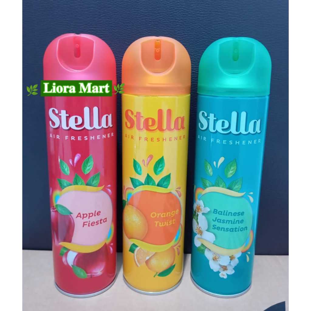 Jual STELLA BOTOL AEROSOL SPRAY AIR FRESHENER 350ML 400ML/pengharum ...