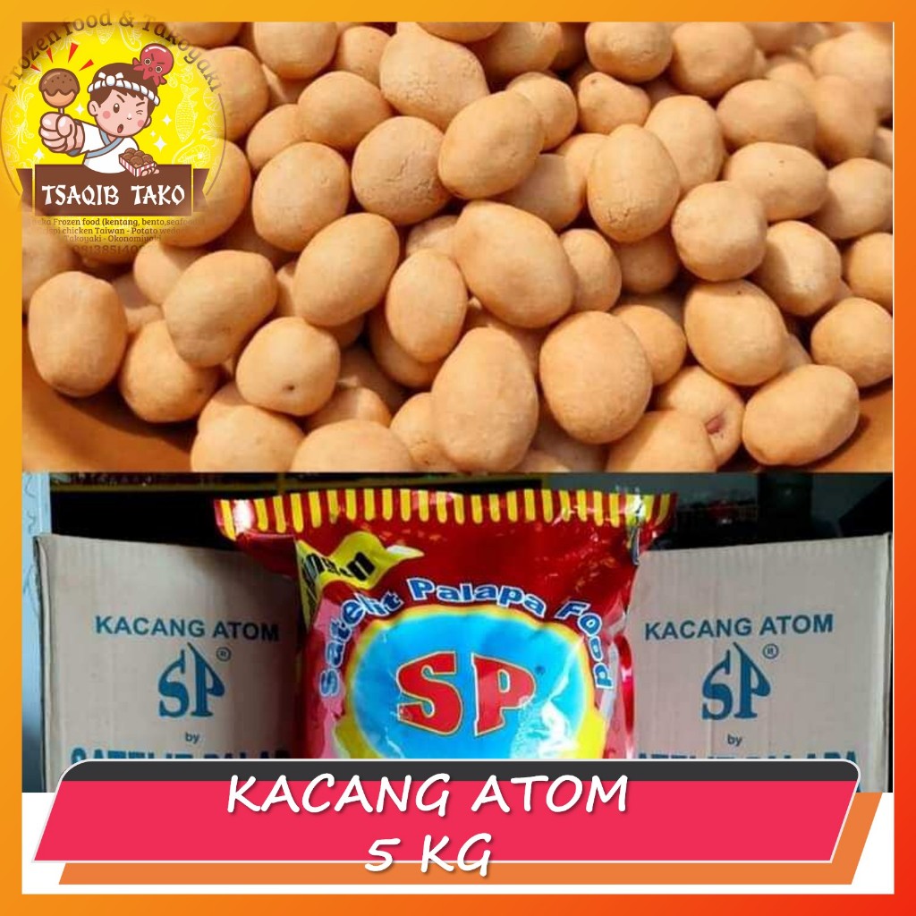 Jual KACANG TELUR OVEN / KACANG ATOM SP 500gr (KACANG TELOR MERK SP ...