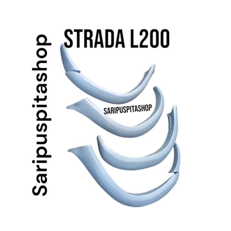 Jual over fender strada L200 model original double cabin fullset ...