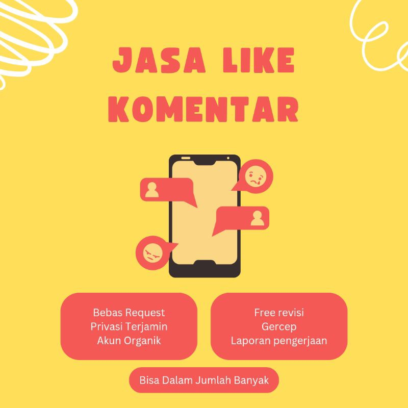 Jual Jasa Buzzer Like & Komentar Sosial Media | Shopee Indonesia