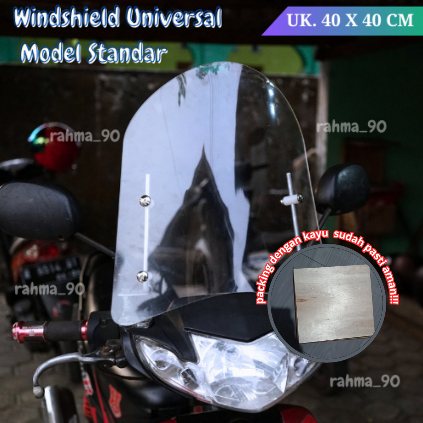 Jual Windshield Winsil Ukuran 40cm x 40cm Tameng Angin Visor Visor ...