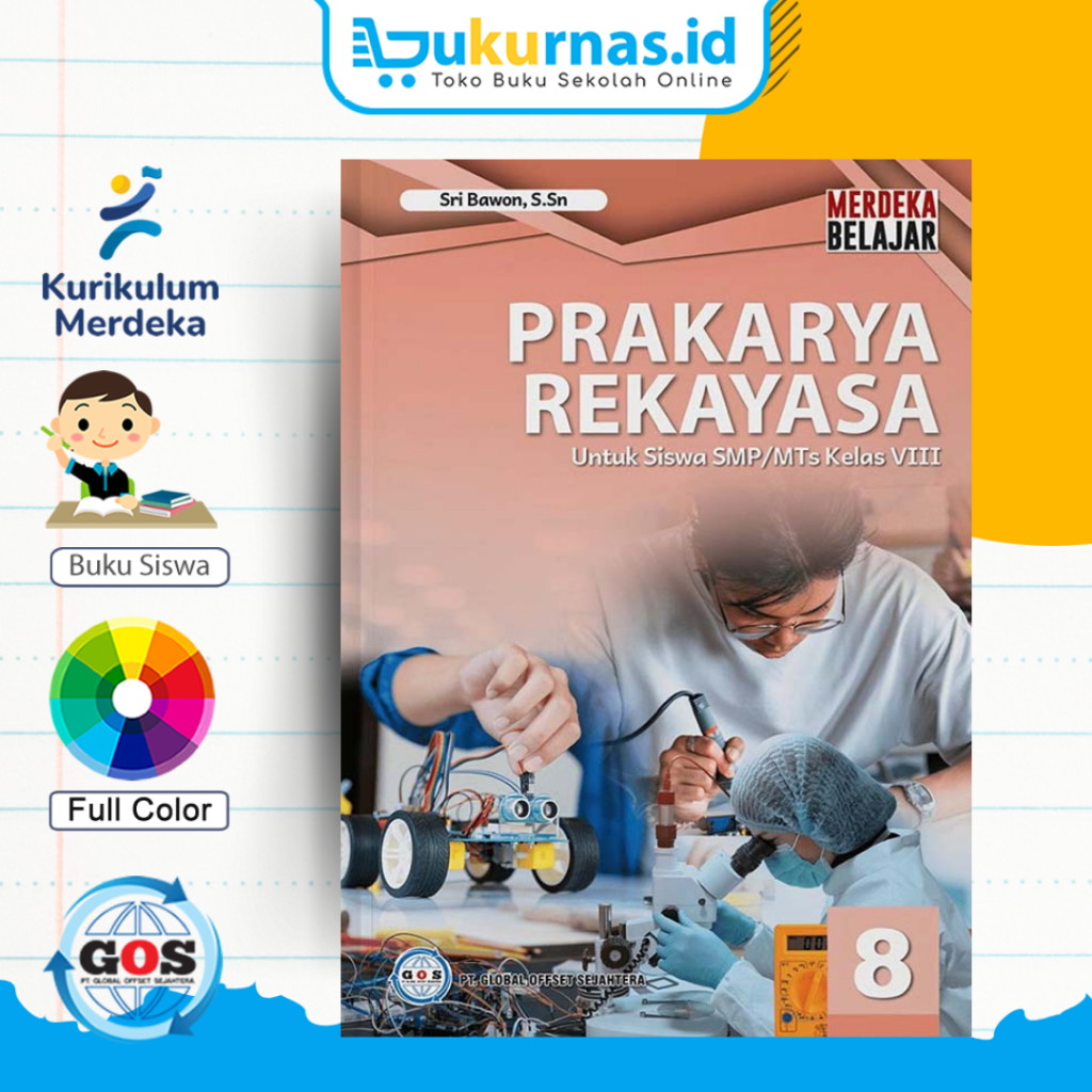 Jual Buku Siswa Prakarya Rekayasa SMP/MTs Kelas 8 Kurikulum Merdeka - GOS | Shopee Indonesia