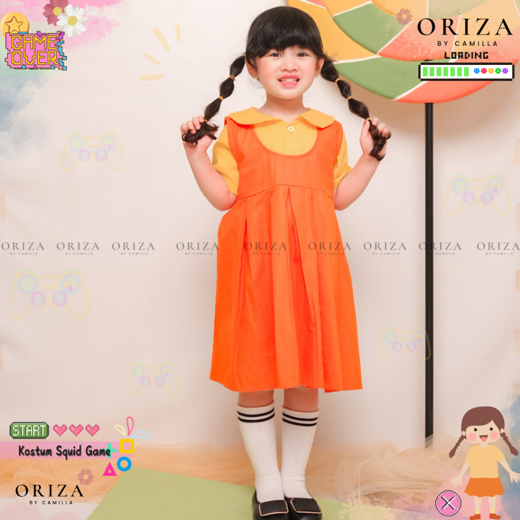 Jual Kostum Boneka Squid Game/Kostum Anak Perempuan/Kostum Squid Game ...